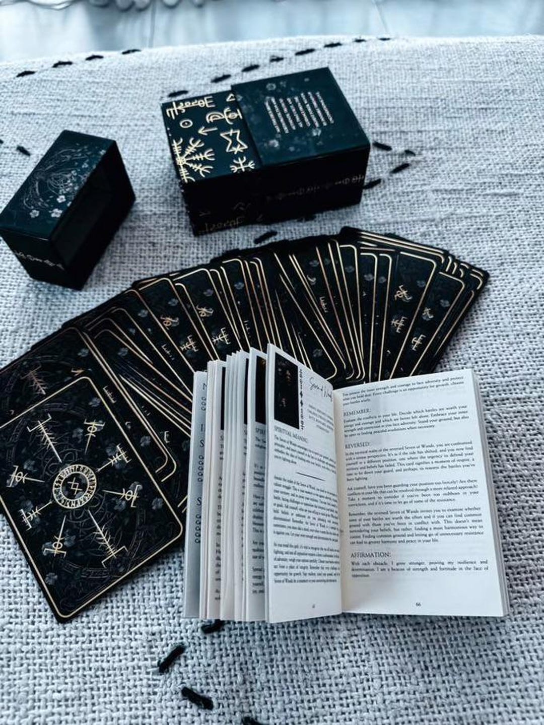 Tarot of the Wild Witches Deck - Gold Foil, Rider-waite Style With FREE ...