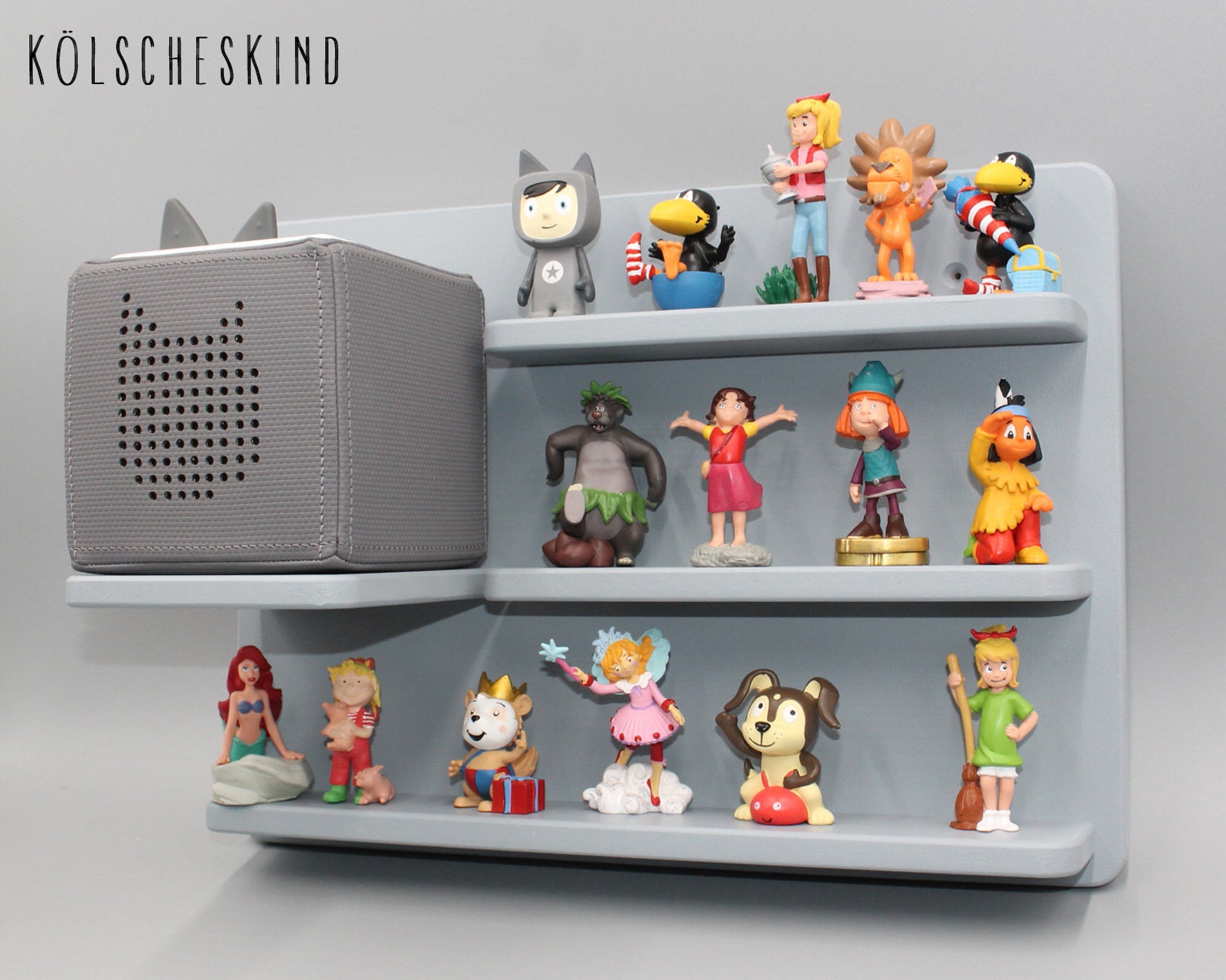 Toniebox shelf Tonie shelf for tonie tonies ® in gray large | Etsy