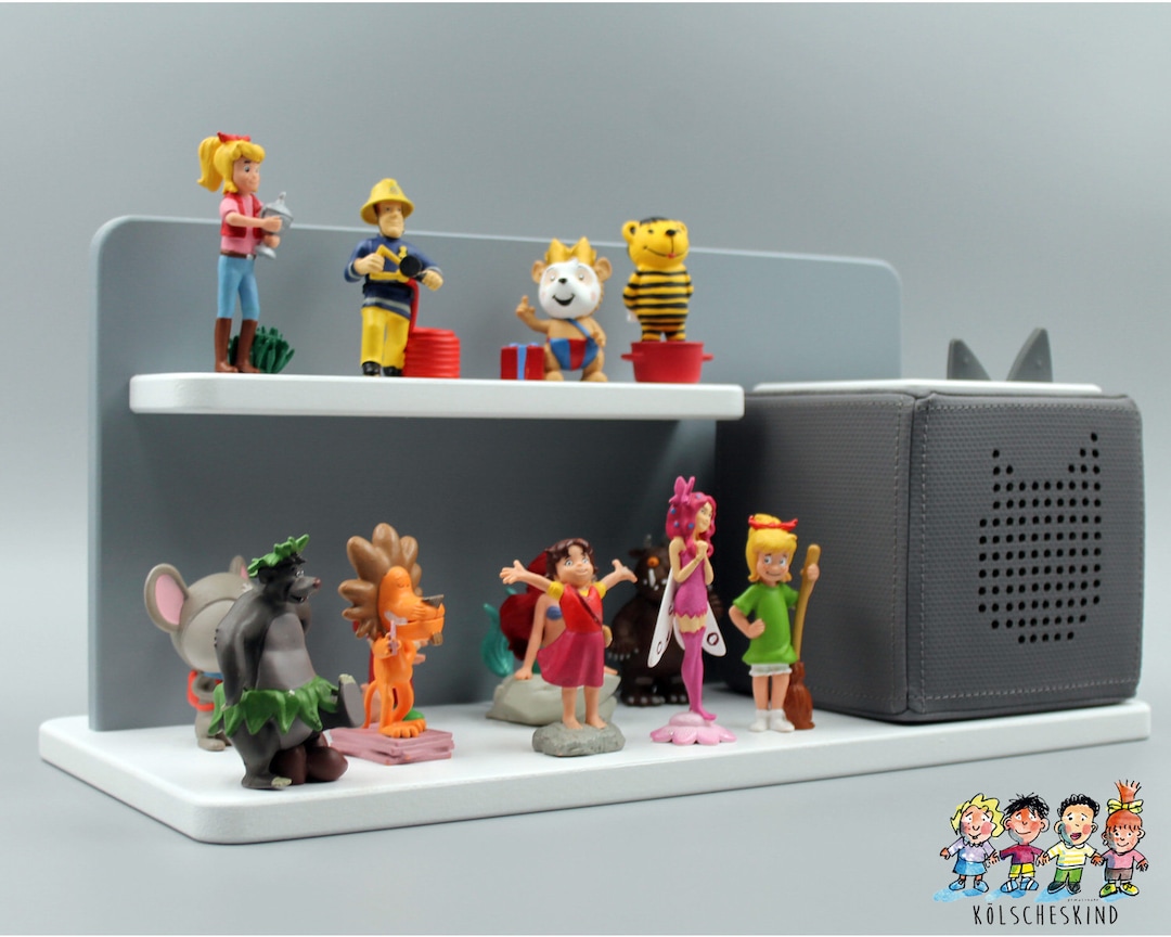 Stand Regal, Tonie Regal, Toniebox Regal für bis zu 30 Figuren tonie ...