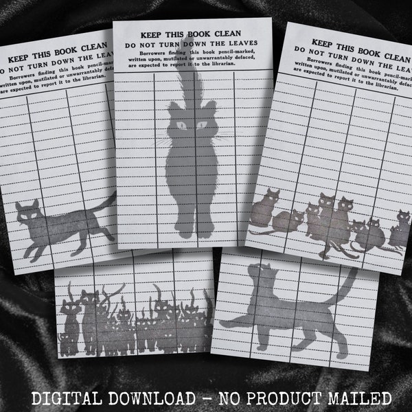 Vintage Black Cat - Etsy