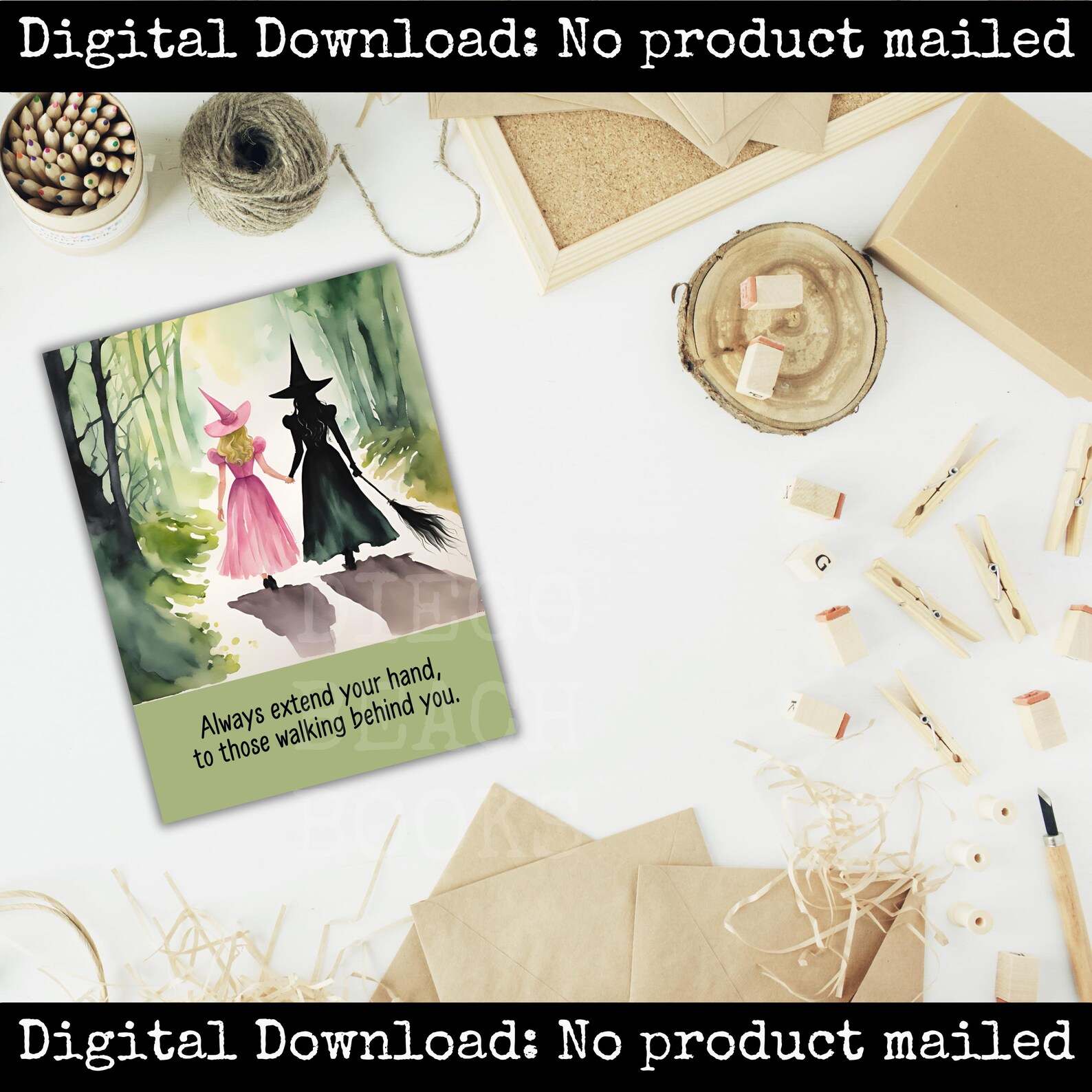 Wicked Inspired Advice Wicked Affirmations Printable Journal Cards ...