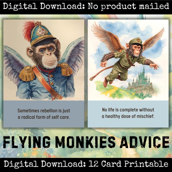 Flying Monkeys Svg - Etsy