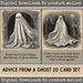 Life Advice From a Ghost Printable Printable Cards Spooky Junk Journal ...