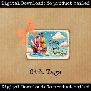 Greetings From Never Land Postcards Printable Peter Pan Ephemera for ...