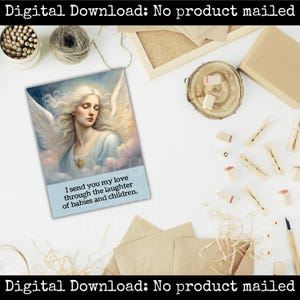 Advice From an Angel Printable Cards Angel Ephemera Junk Journal Kit ...