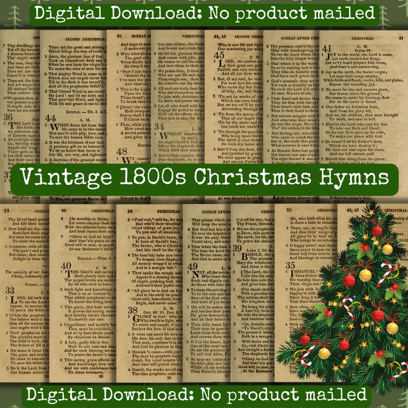 Hymn 1800 - Etsy