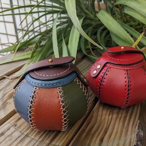 Leather Woon Box PDF Pattern | Small Storage Container, Desk Organizer ...