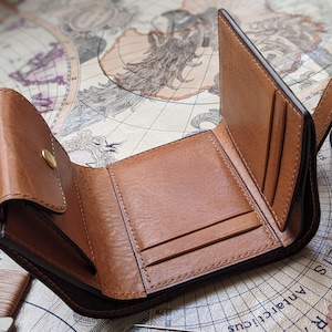 PDF Pattern for Leather Trifold Wallet Making/with Hole Marking/with ...