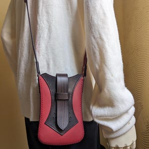 Leather Phone Pouch PDF Pattern | Handmade Crossbody Bag Design ...