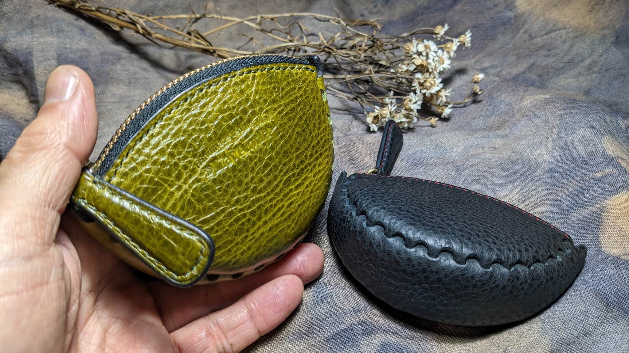 3 Types Scallop Zip Purse PDF Pattern/with Tutorial/hole Spacing 3.38mm ...