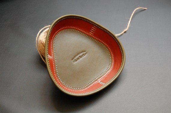 Luxury Triangle Leather Tray Build Along PDF Pattern/digital - Etsy