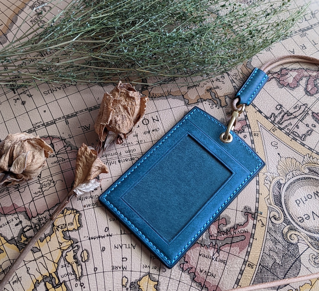 Leather ID Card Holder Pattern With Video Tutorial (PDF Pattern) - Etsy