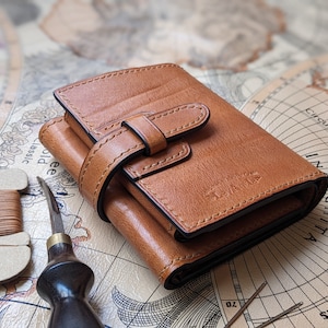 PDF Pattern for Leather Trifold Wallet Making/with Hole Marking/with ...