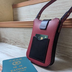 Leather Phone Pouch PDF Pattern | Handmade Crossbody Bag Design ...
