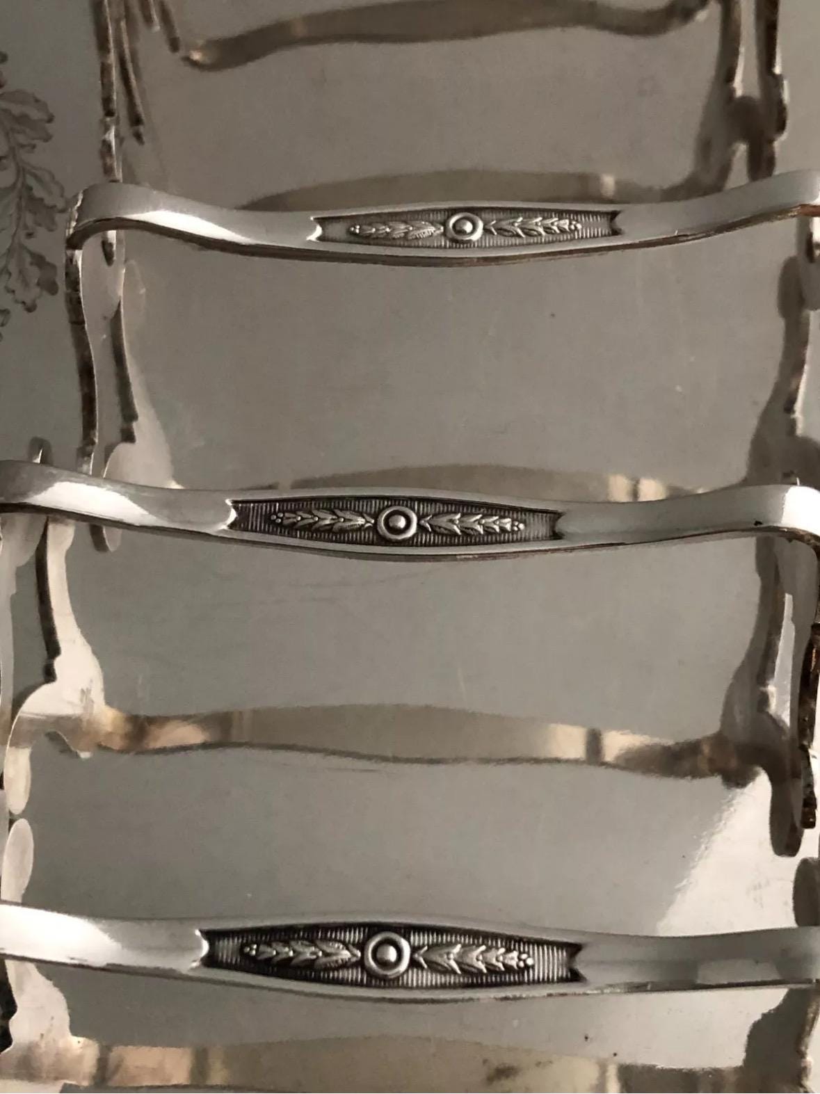 Christofle Silver Plated Knives Rests Set 12 Pcs for 12 Table Settings ...
