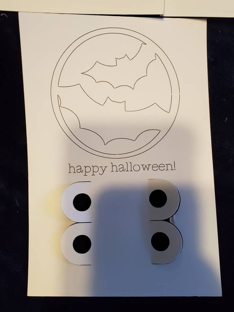 Student and Classmate Halloween Gift Coloring Card for Kids | Etsy