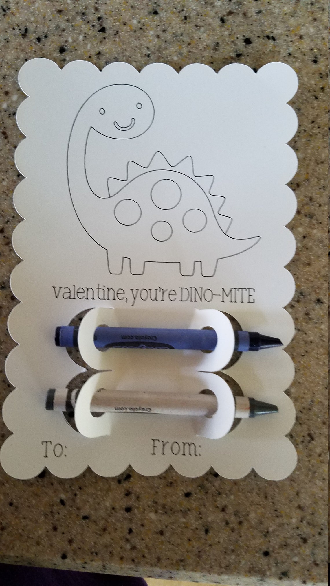 Student and Classmate Valentine's Day Gift Coloring Card - Etsy