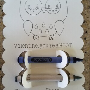 Student and Classmate Valentine's Day Gift Coloring Card for Kids ...