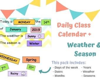 Weather chart | Etsy