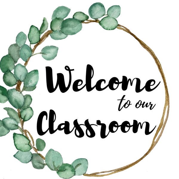 Classroom Sign - Etsy