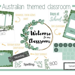 Australian Theme Australian Classroomclassroom Decor - Etsy