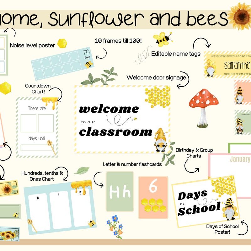 Bee Themed Classroom - Etsy