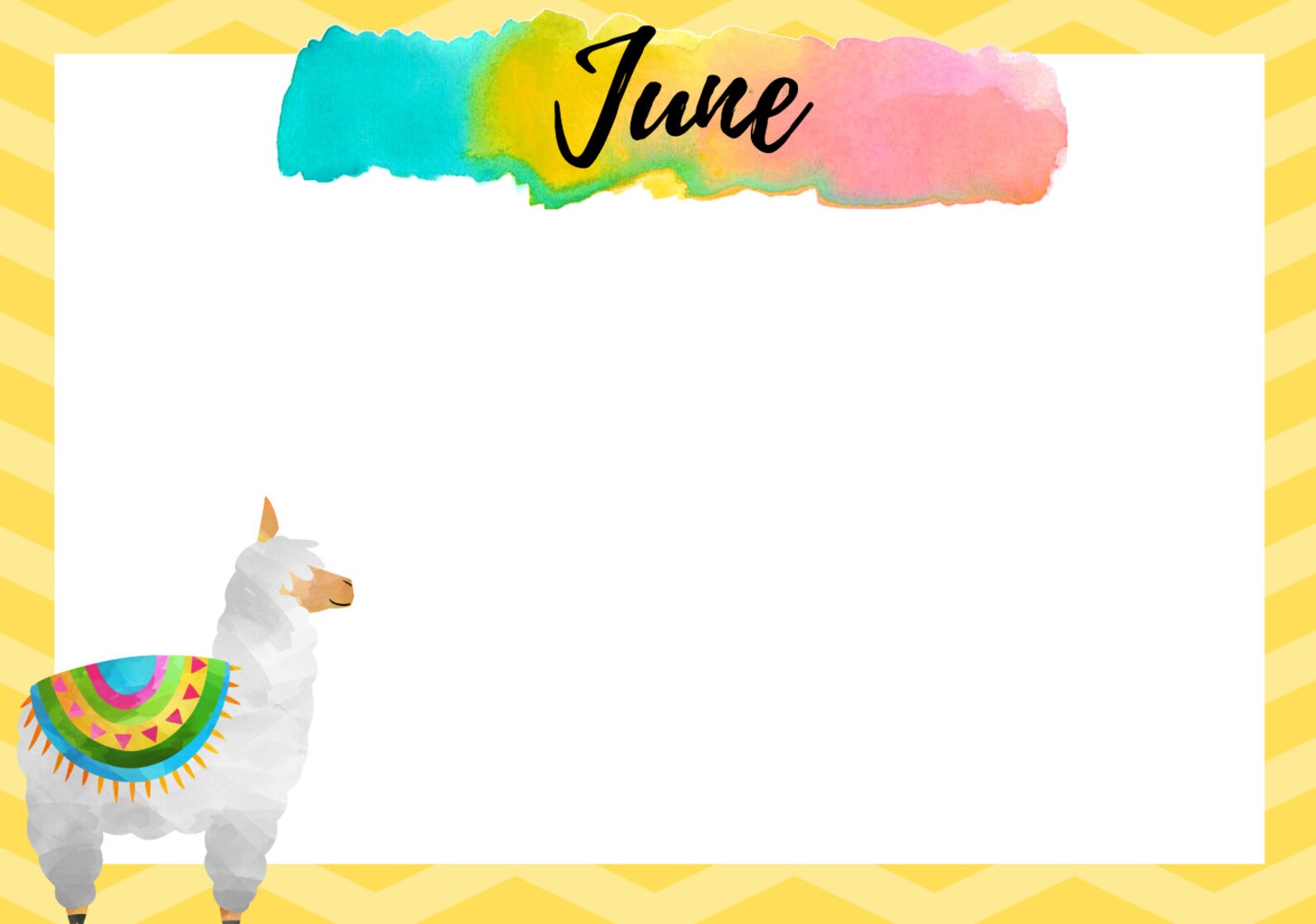 Llama Themed Classroom Llama Classroom Rainbow Classroom Decor, Name ...
