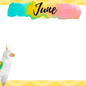 Llama Themed Classroom Llama Classroom Rainbow Classroom Decor, Name ...