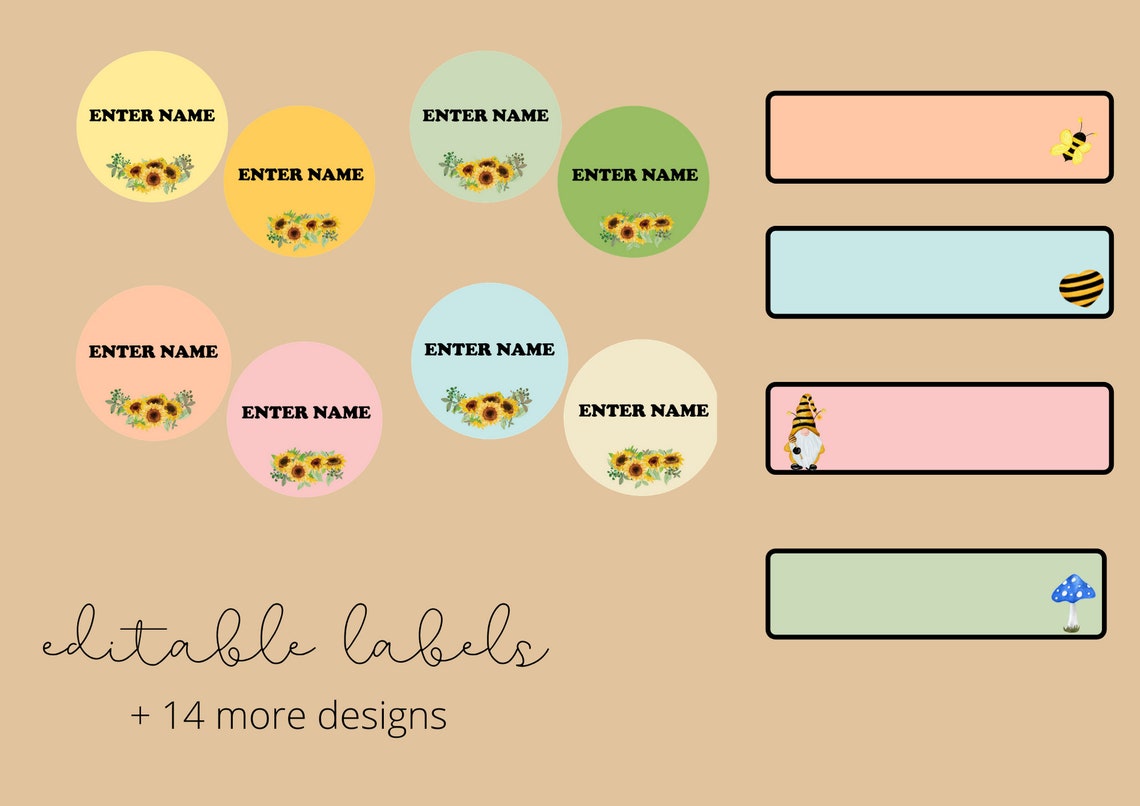 Bee Themed Classroom Sunflower Classroom Decor Gnomes - Etsy