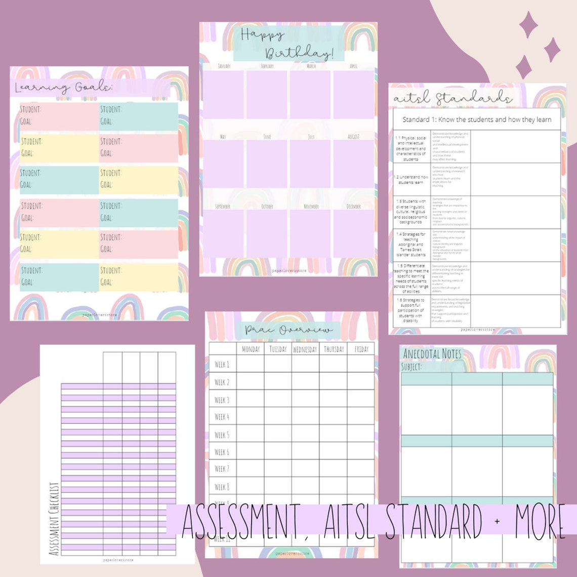 Prac Planner, Pre - Service Teacher Planner, Practicum Planner, Meet ...