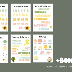 Bee Themed Classroom, Sunflower Classroom Decor, Gnomes Classroom ...