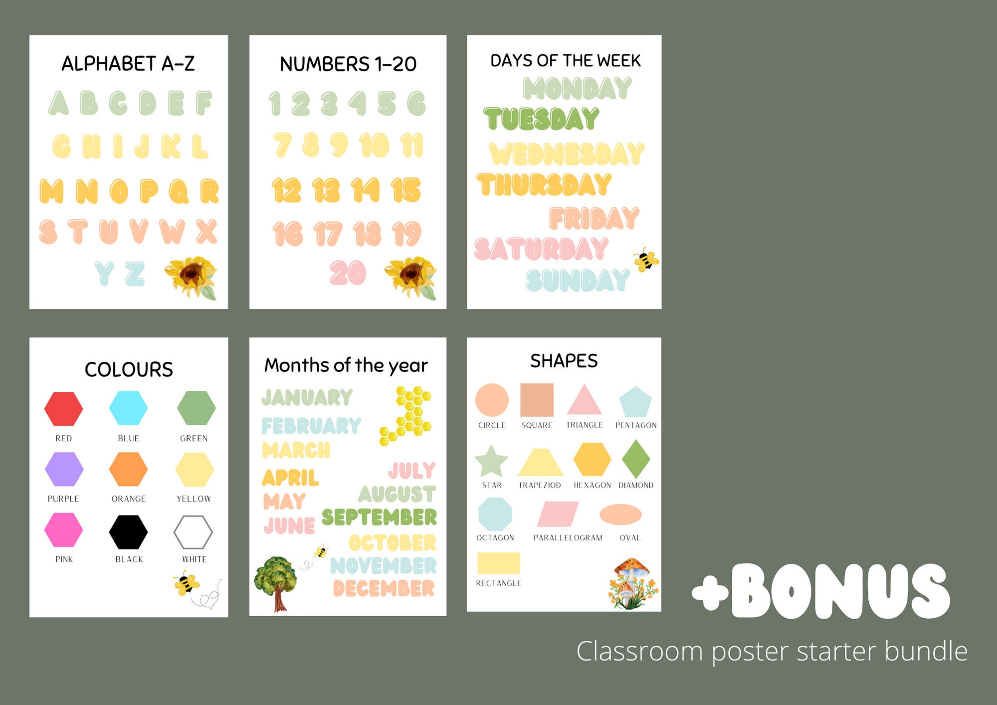 Bee themed classroom sunflower classroom decor gnomes | Etsy