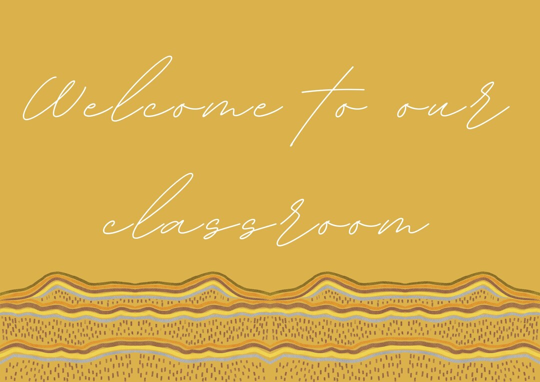 Australian Outback Landscape Welcome Sign - Etsy