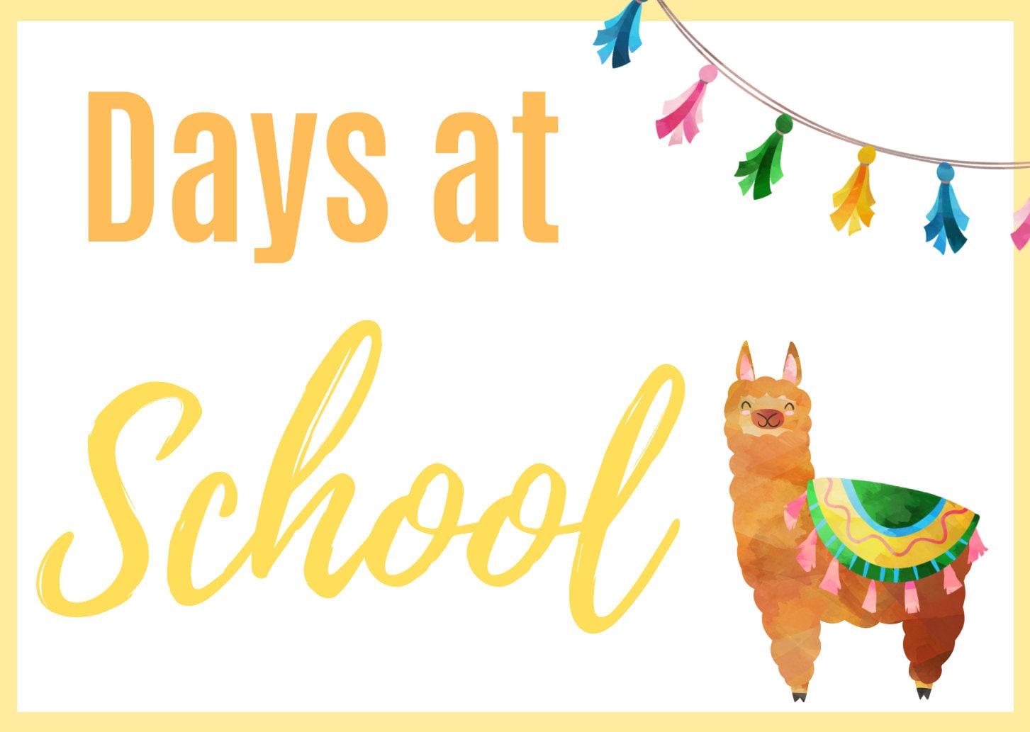 Llama Themed Classroom Llama Classroom Rainbow Classroom Decor, Name ...