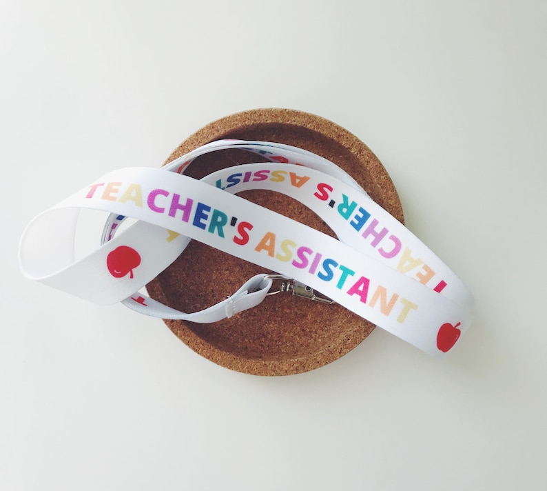 Teacher Lanyard, Classroom Job Lanyards, Teacher Assistant Lanyard ...
