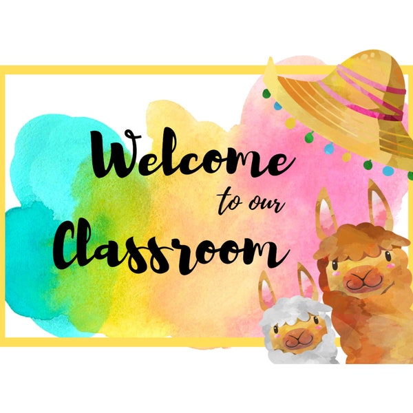 Classroom Sign - Etsy