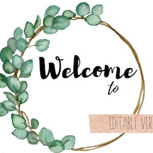 Australian Theme Classroom Welcome to Our Classroom Sign, Classroom ...