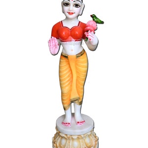 18 Inch Marble Srimati Vrinda Devi Idols, Vrinda Devi Statue, Vrinda ...