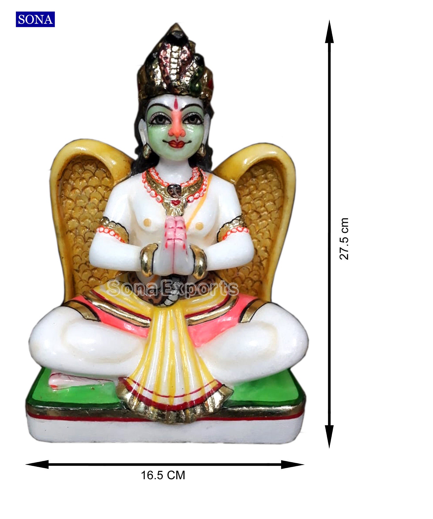 White Marble Garuda Statue Marble Garuda Idols Garuda - Etsy