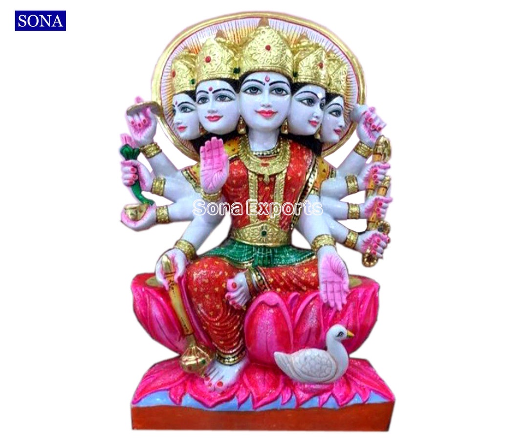 Marble Gayatri Statue, Marble Gayatri Idol, Marble Gayatri Moorti ...