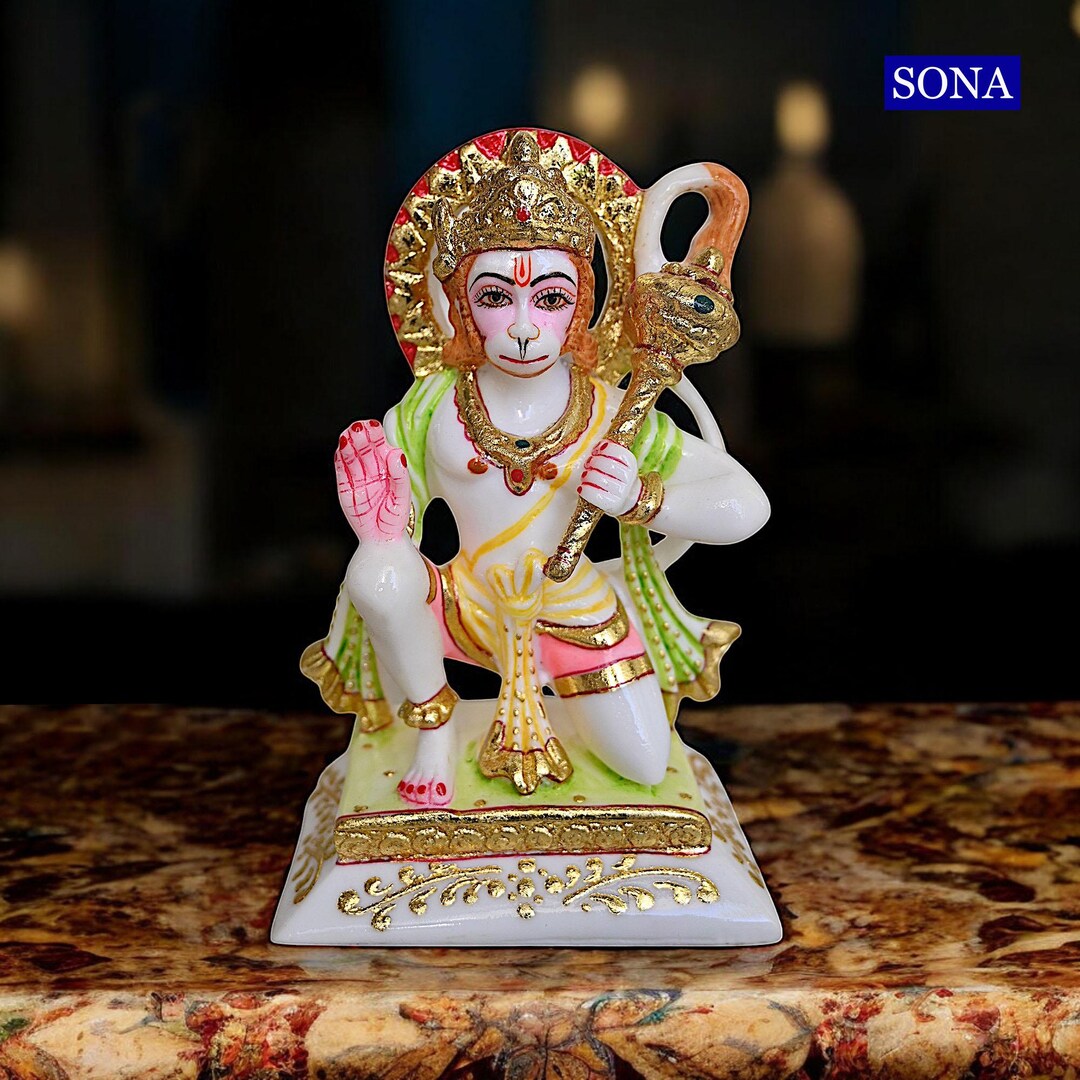 6 Inch Hanuman Murti, Hanuman Statue Idol Moorti for Home, Hanuman ...