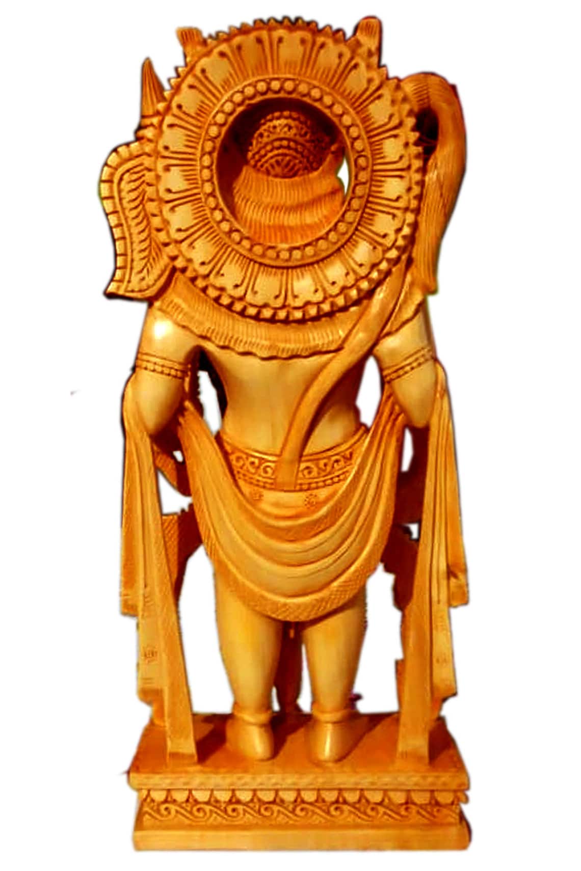 Wooden Hanuman Idols Wooden Hanuman Statue Wooden - Etsy