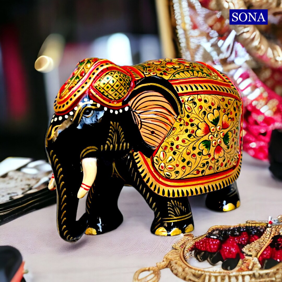 Wooden Elephant for Home Décor, Wooden Artifacts for Home Décor ...