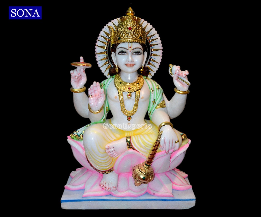 Marble Vishnu Statue, Marble Vishnu Idol, Marble Vishnu Moorti, Marble ...