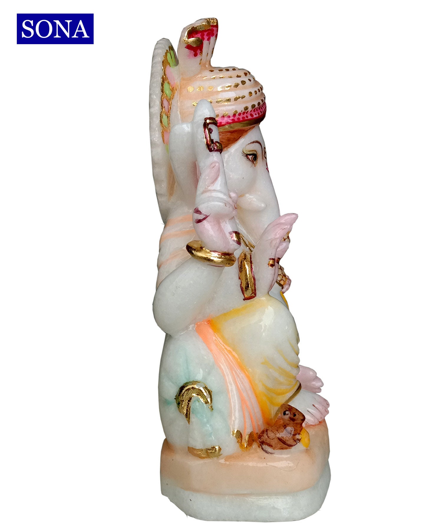 Marble Ganesh Statue Idols Ganesha Murti Hindu Goddeity India - Etsy
