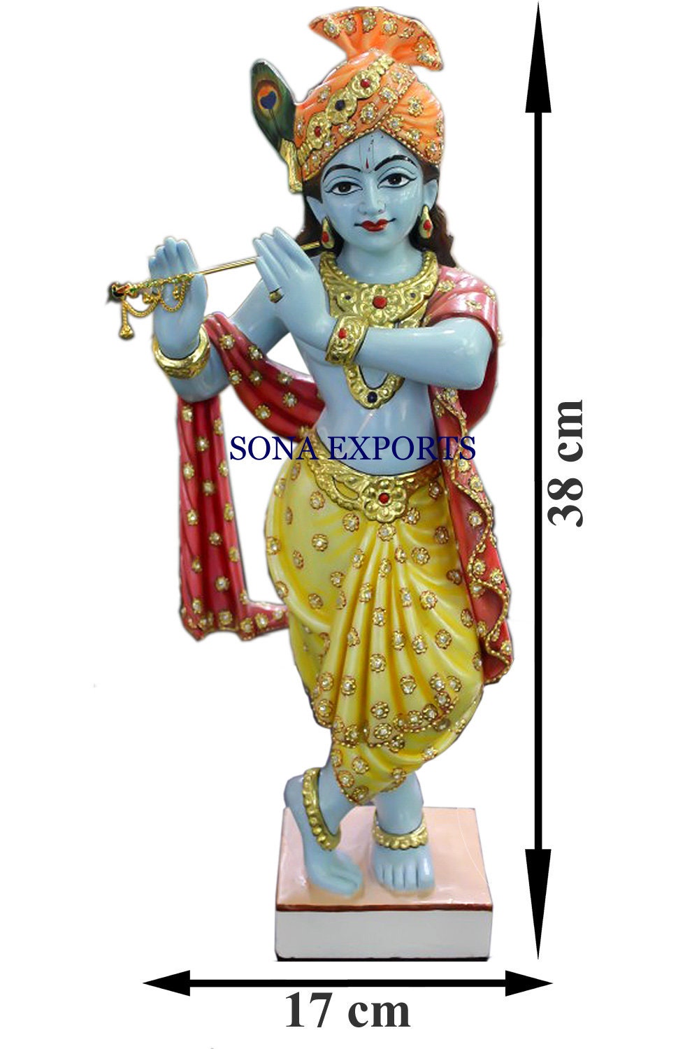 Marble Krishna Statue Idols Sculpture Murti Krishna Moorti | Etsy