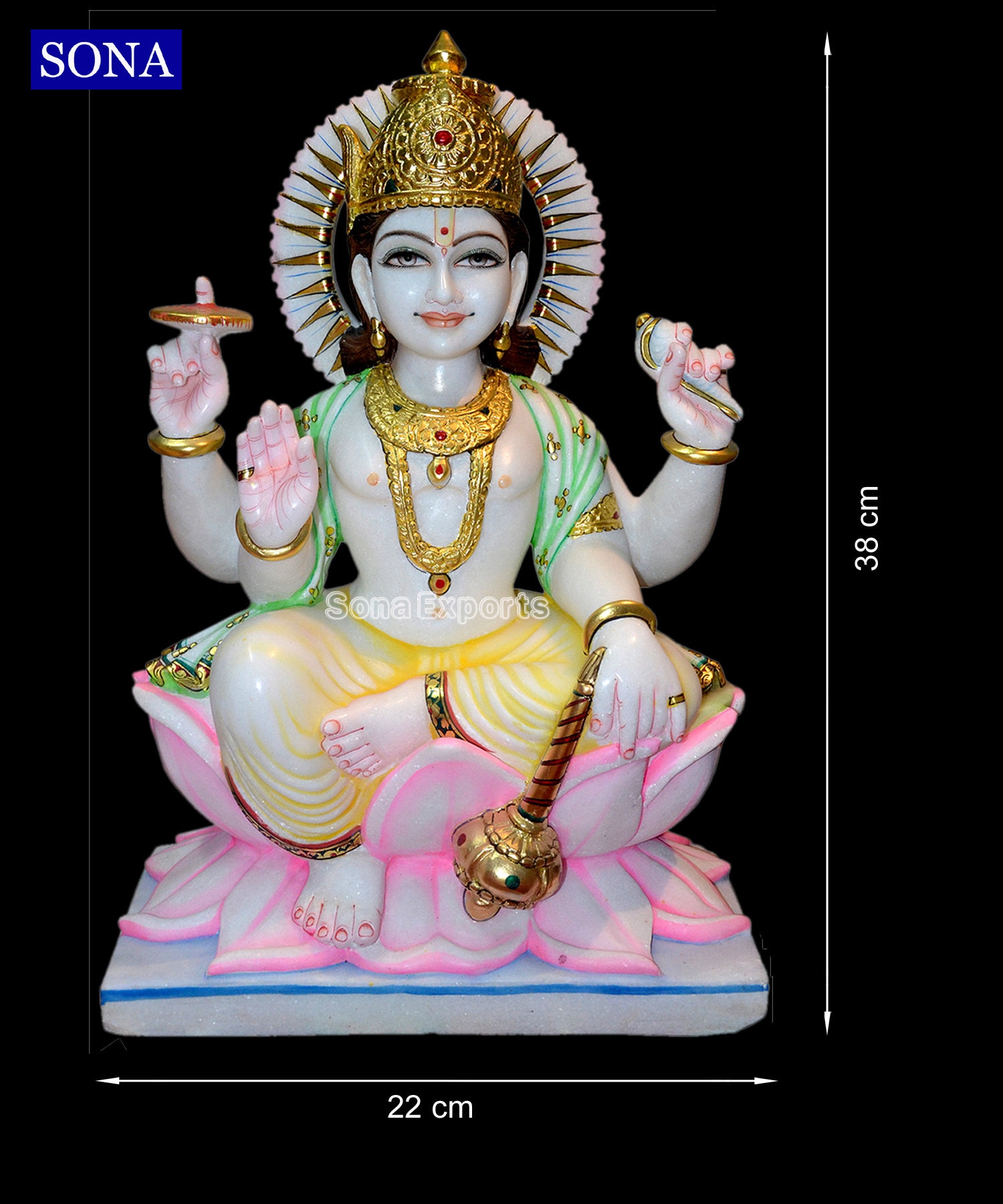 Marble Vishnu Statue Marble Vishnu Idol Marble Vishnu - Etsy