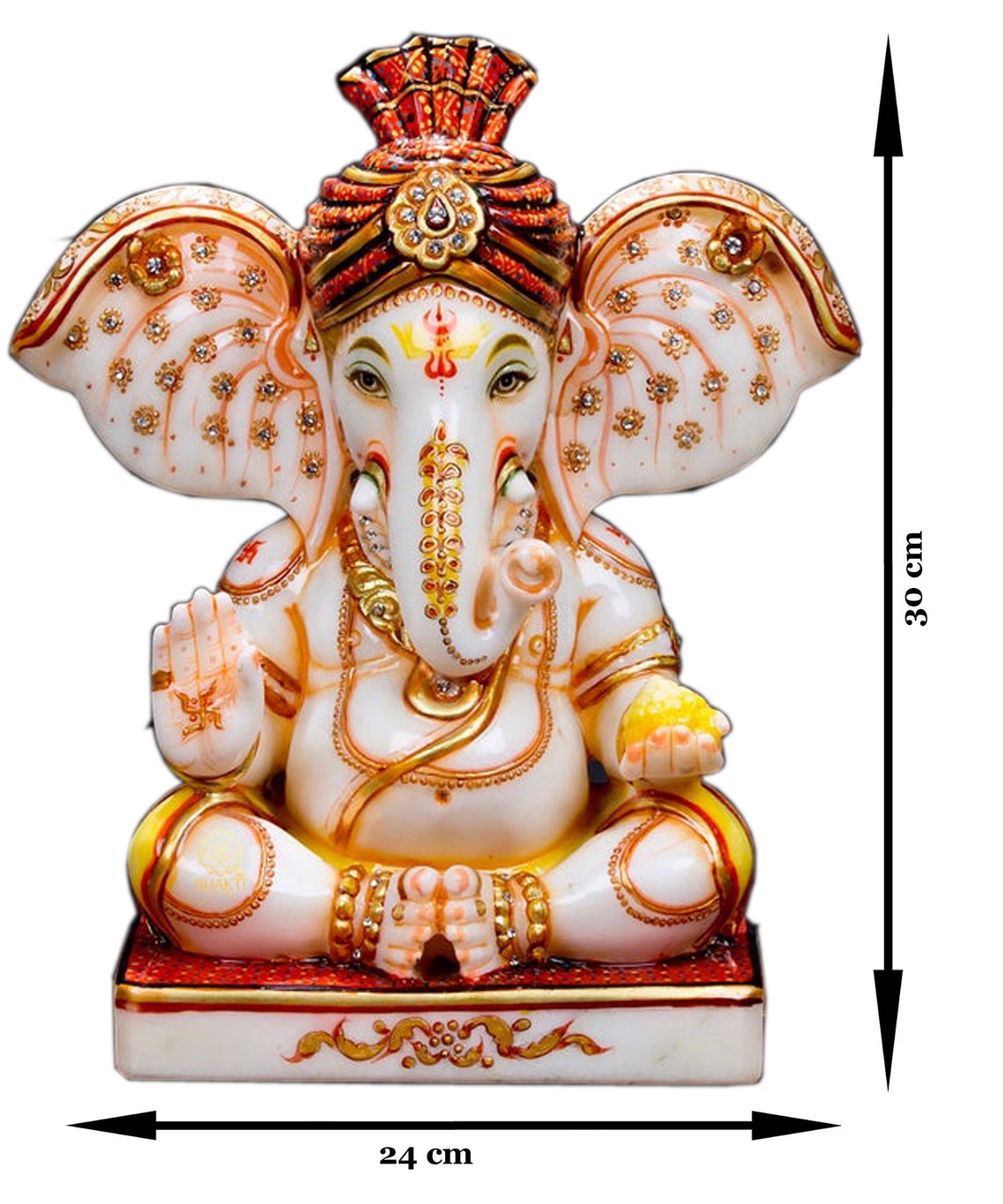 Marble Ganesh Statue Marble Ganesh Idol Marble Ganesh Murti - Etsy