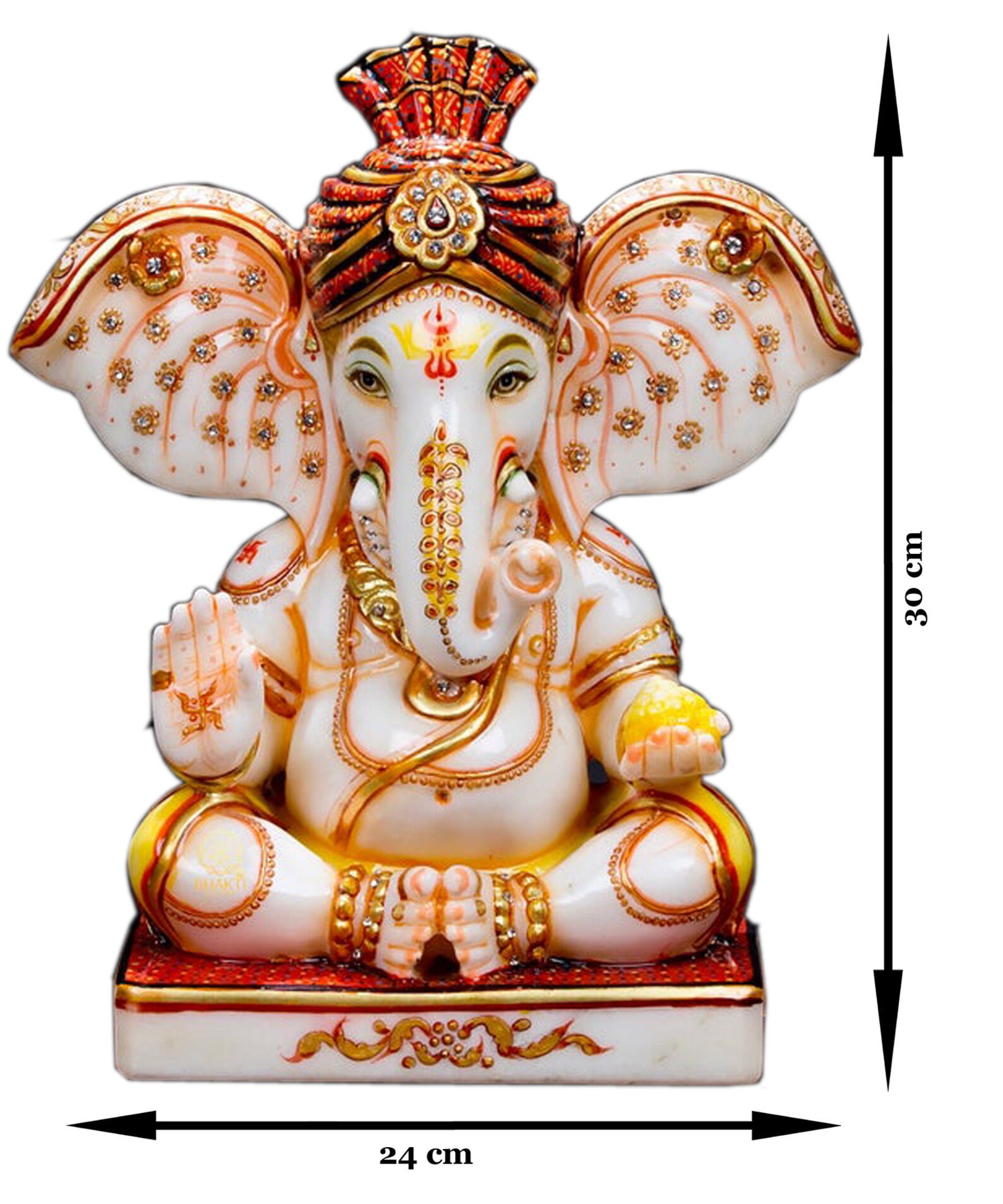 Marble Ganesh Statue Marble Ganesh Idol Marble Ganesh Murti - Etsy