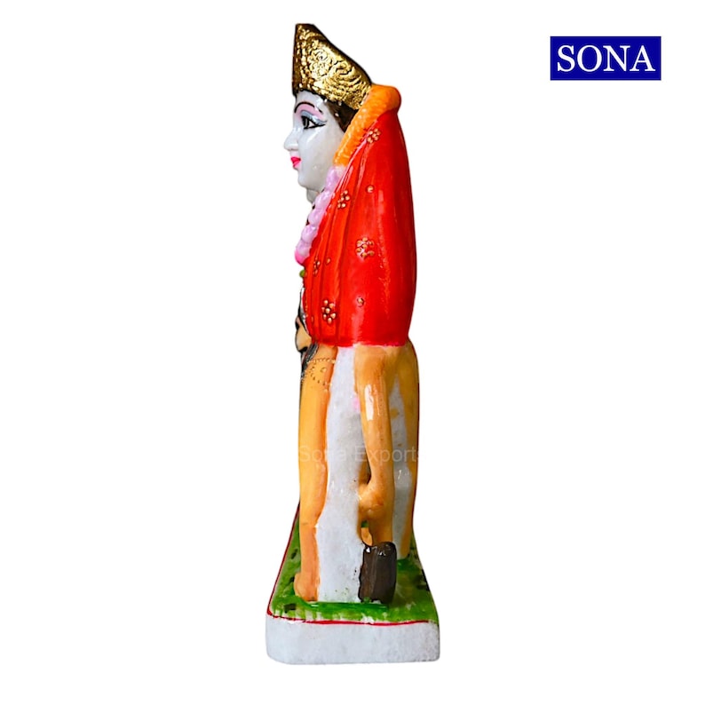 Goddess Chamunda Mata Statue 12", Marble Chamunda Maa Statue Murti ...